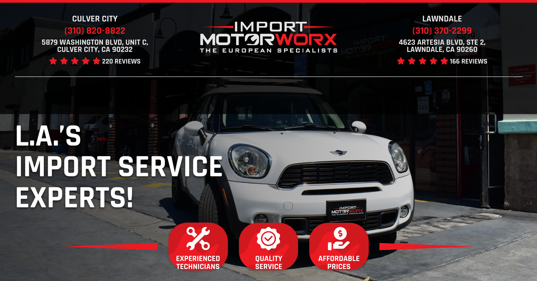 European Auto Repair Shop in Culver City and Lawndale, California ...